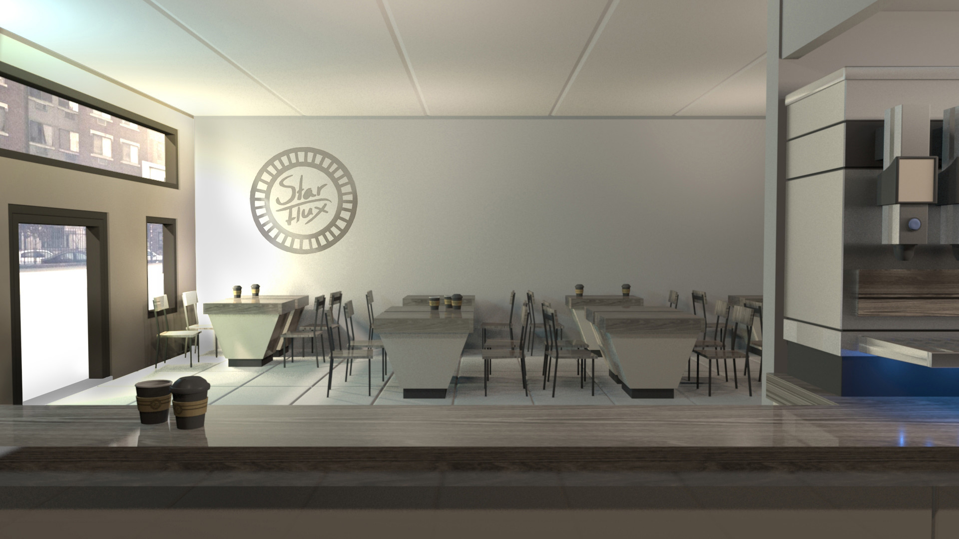 ArtStation - StarFlux Restaurant