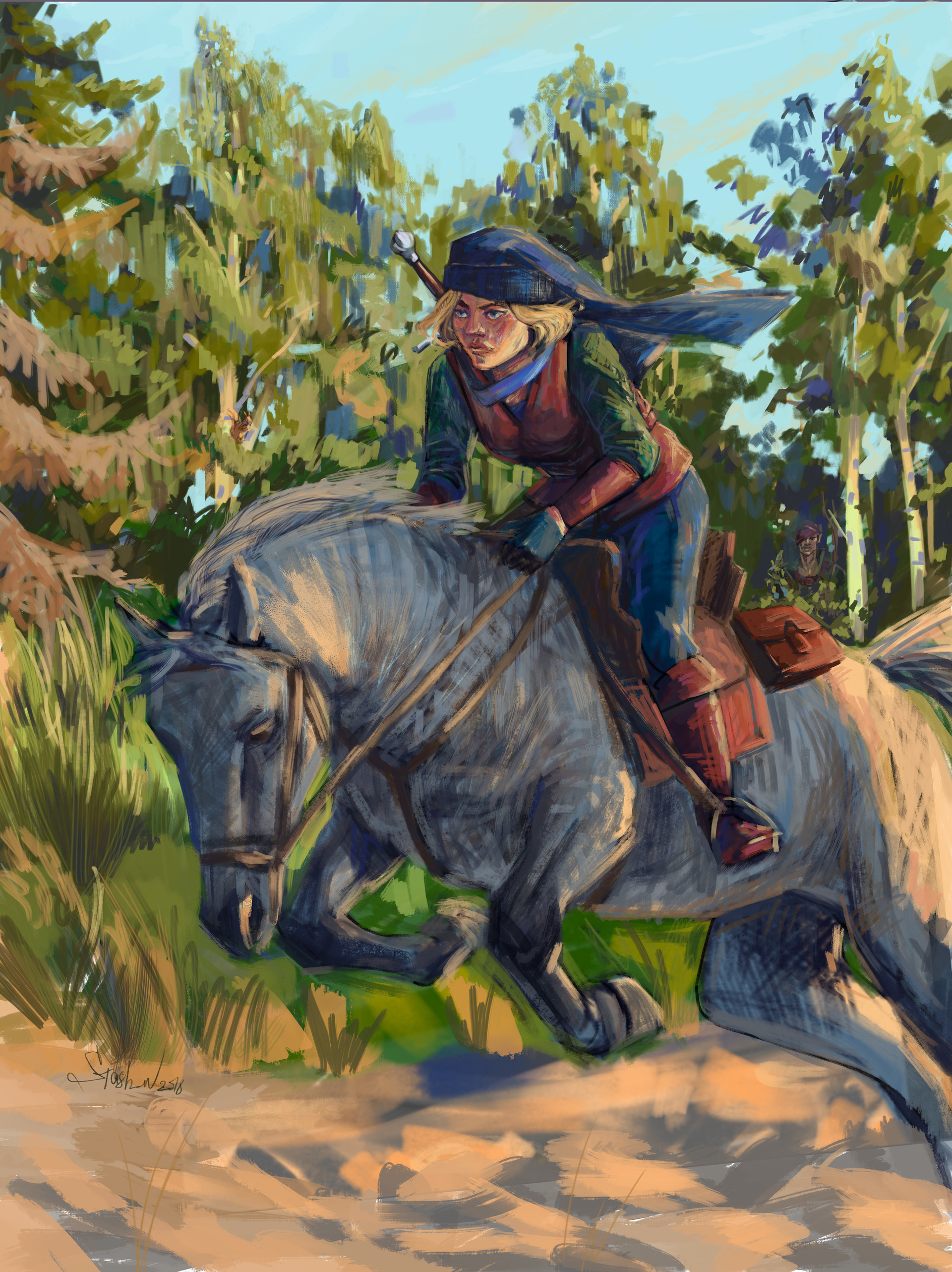 ArtStation - illustration, card