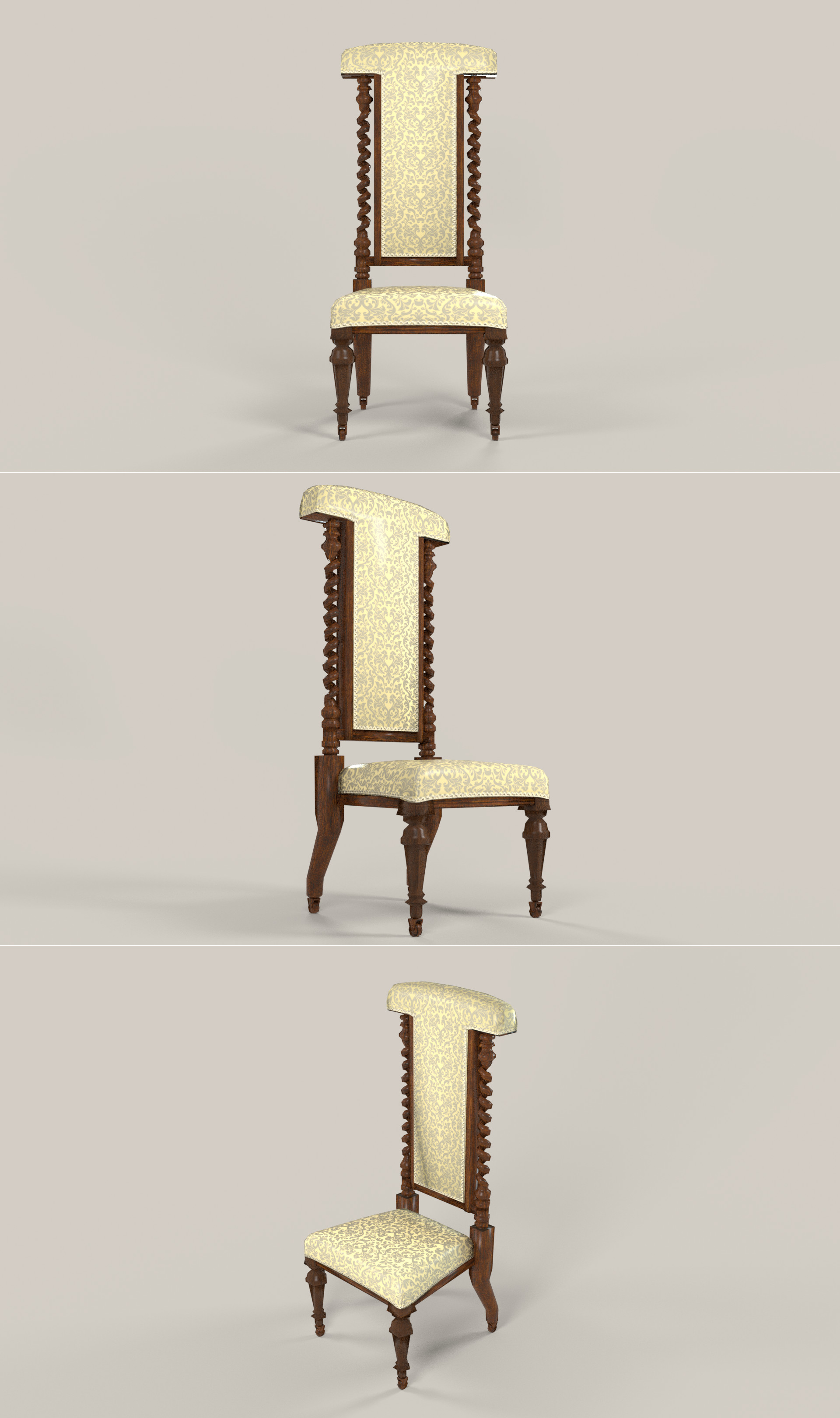 ArtStation - Low-poly Chair