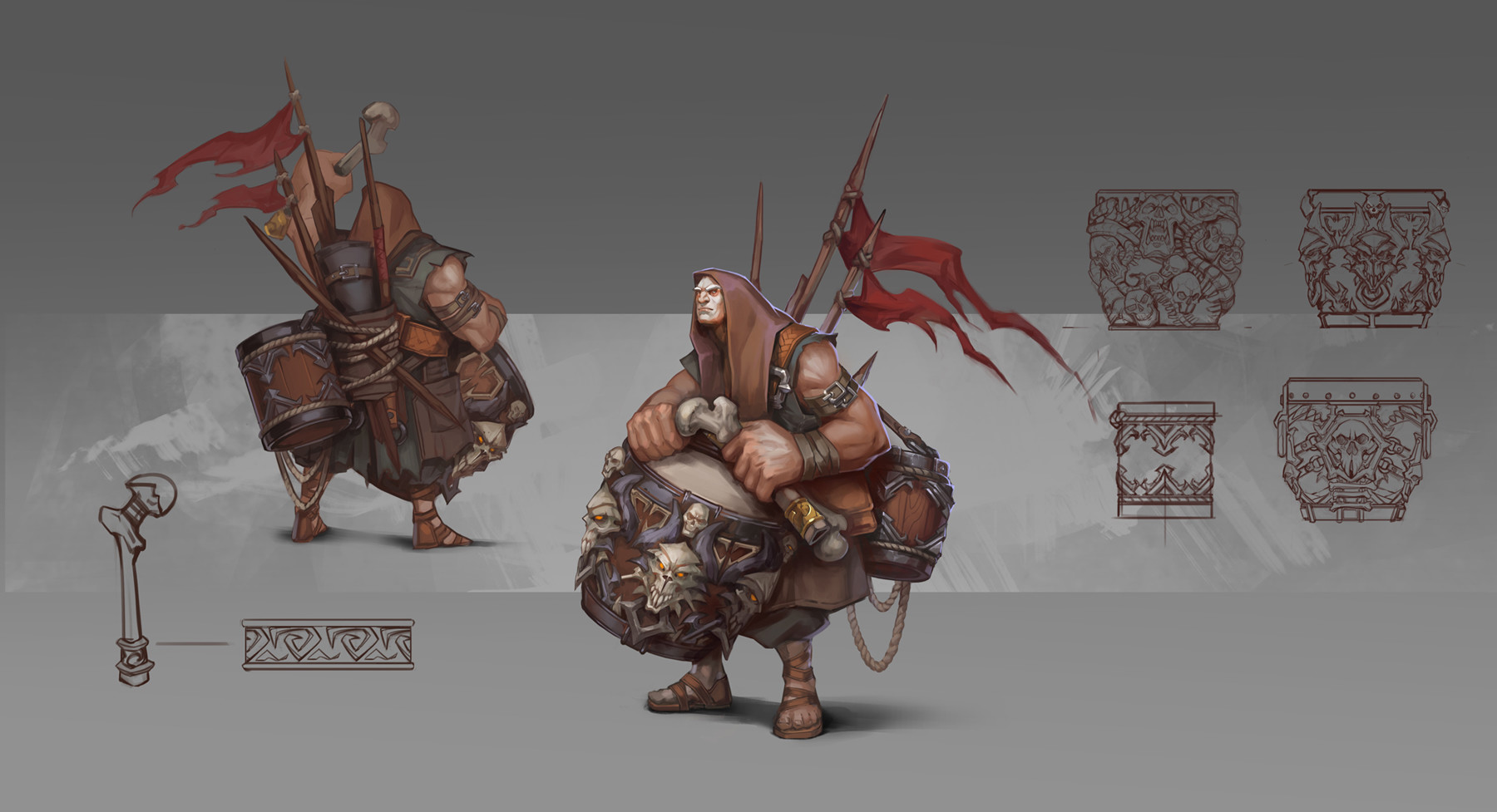 ArtStation - Drummer - character practice