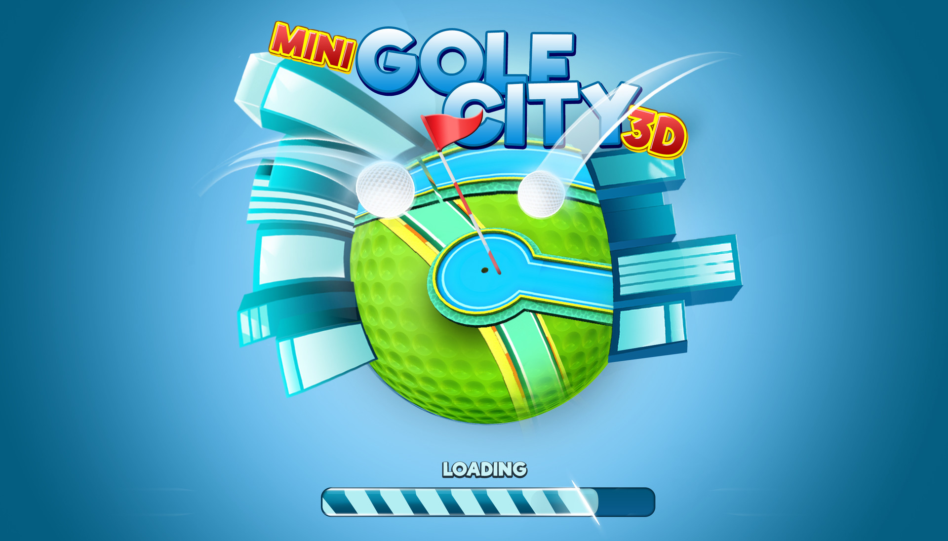 ArtStation - Mini Golf City splash screen