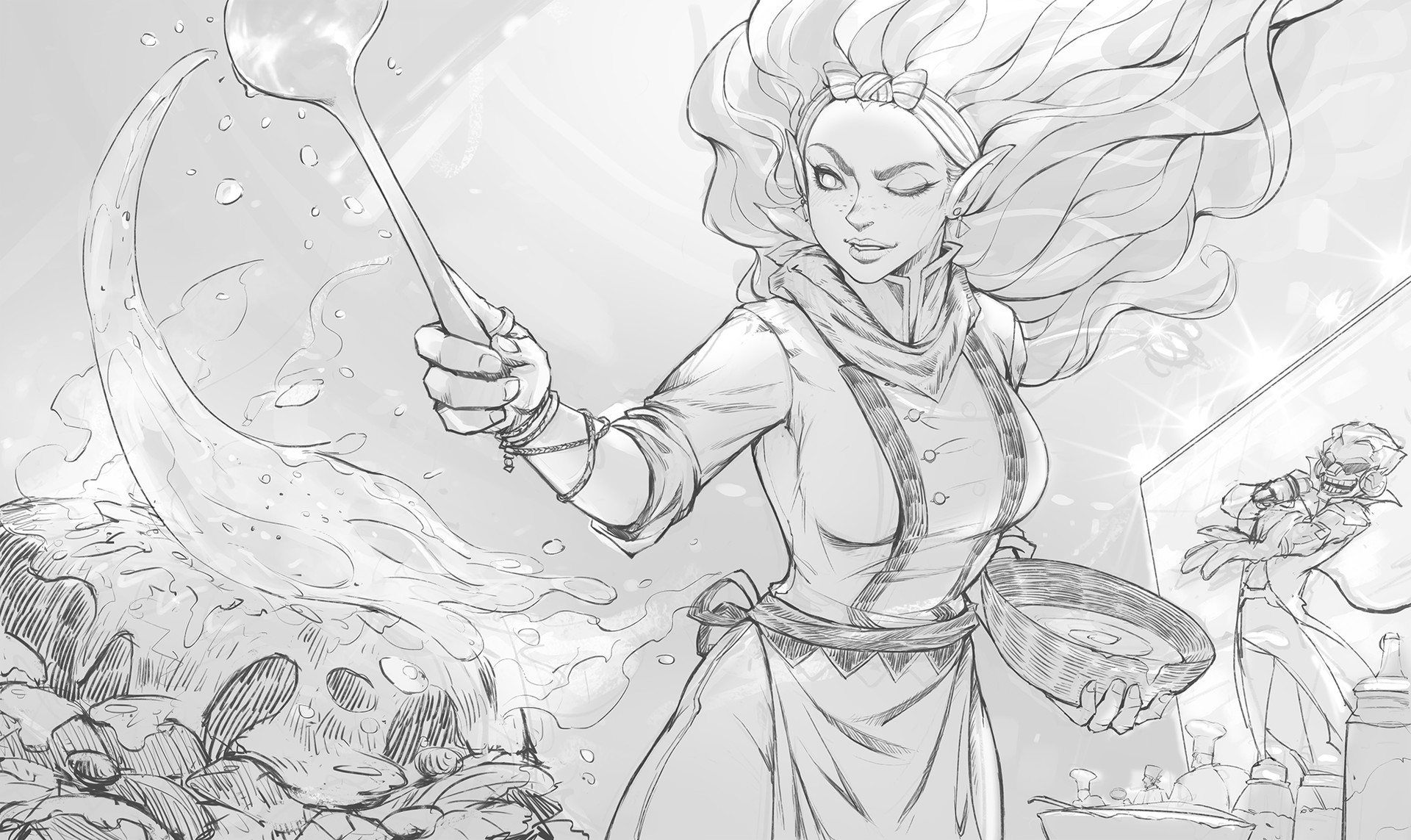 master chef coloring book