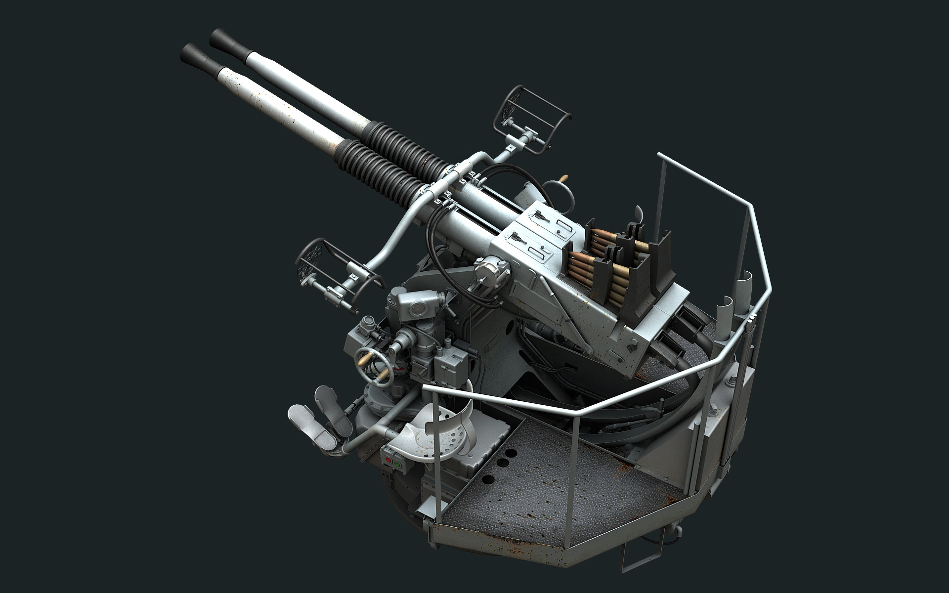 Barbu Gabriel - Bofors 40 mm AA naval gun
