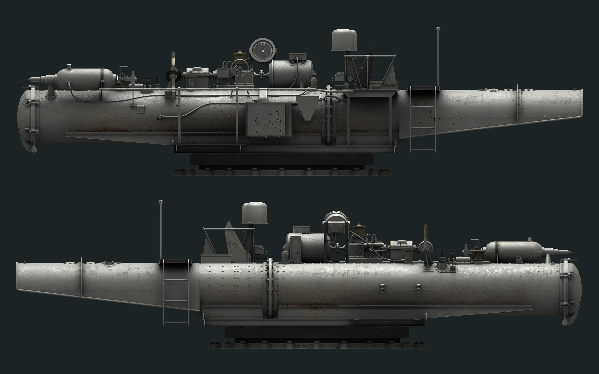 Barbu Gabriel - British 21 in torpedo launcher