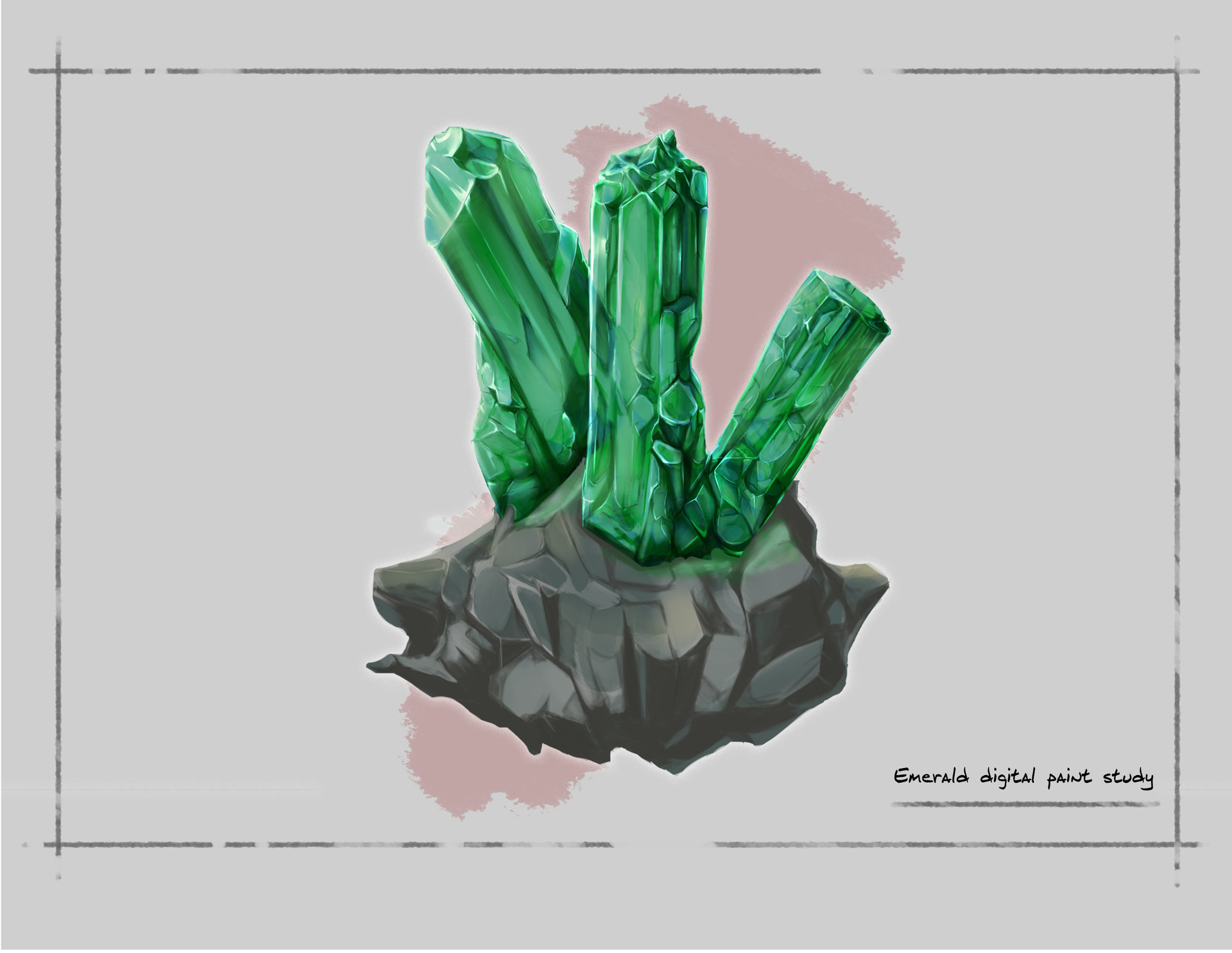Nicolas Richer Bastien - Hard surface Study : Emerald