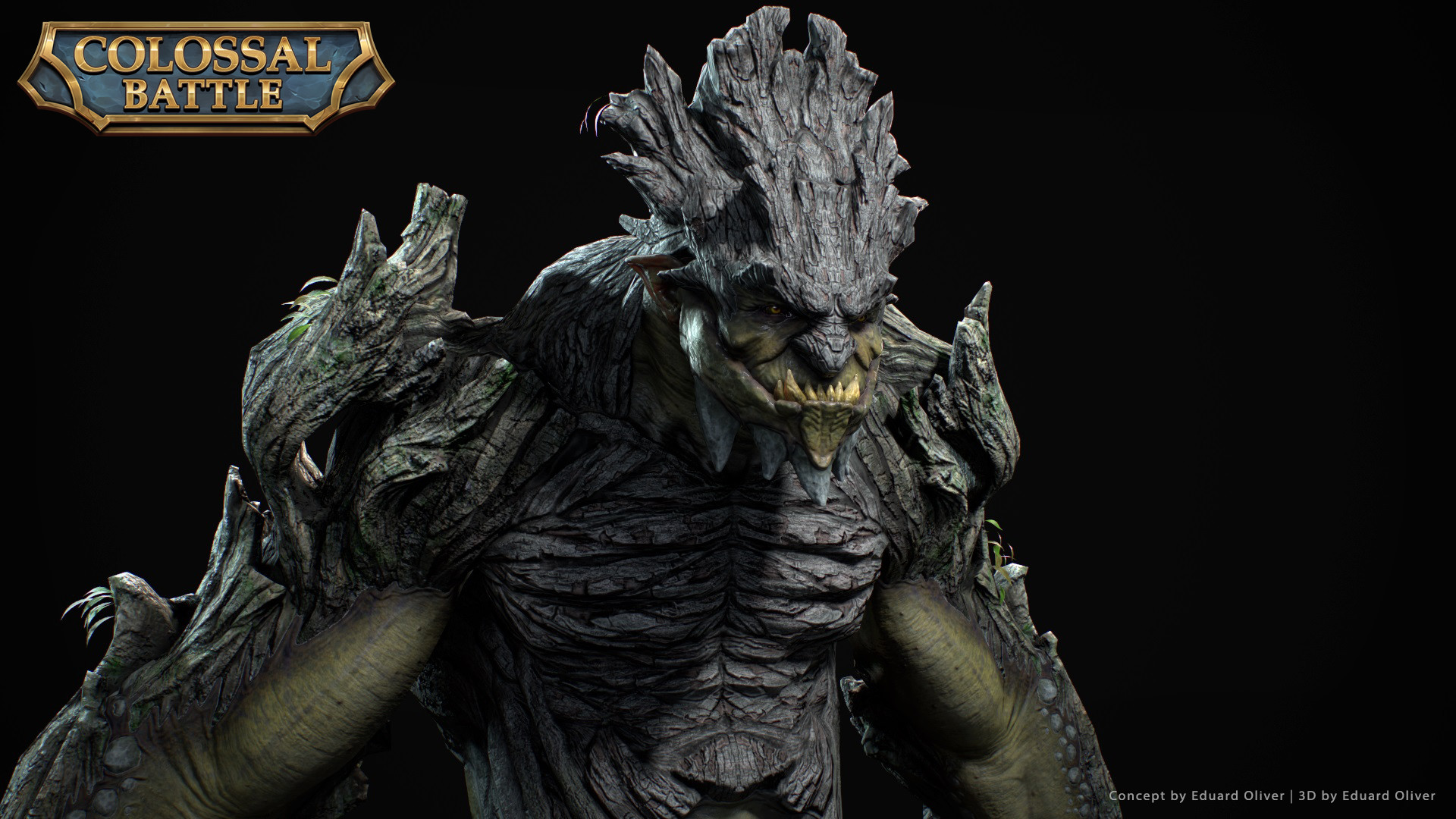 ArtStation - Colossal Battle : Earth Troll