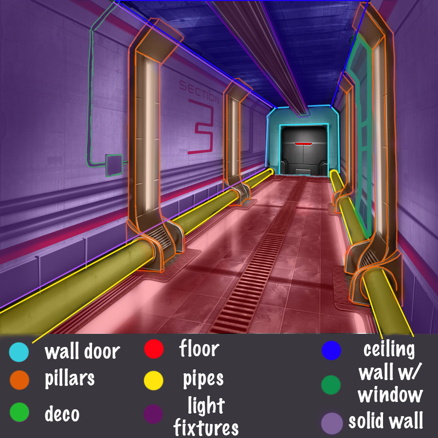 Cynthia Laughlin - Sci fi Hallway