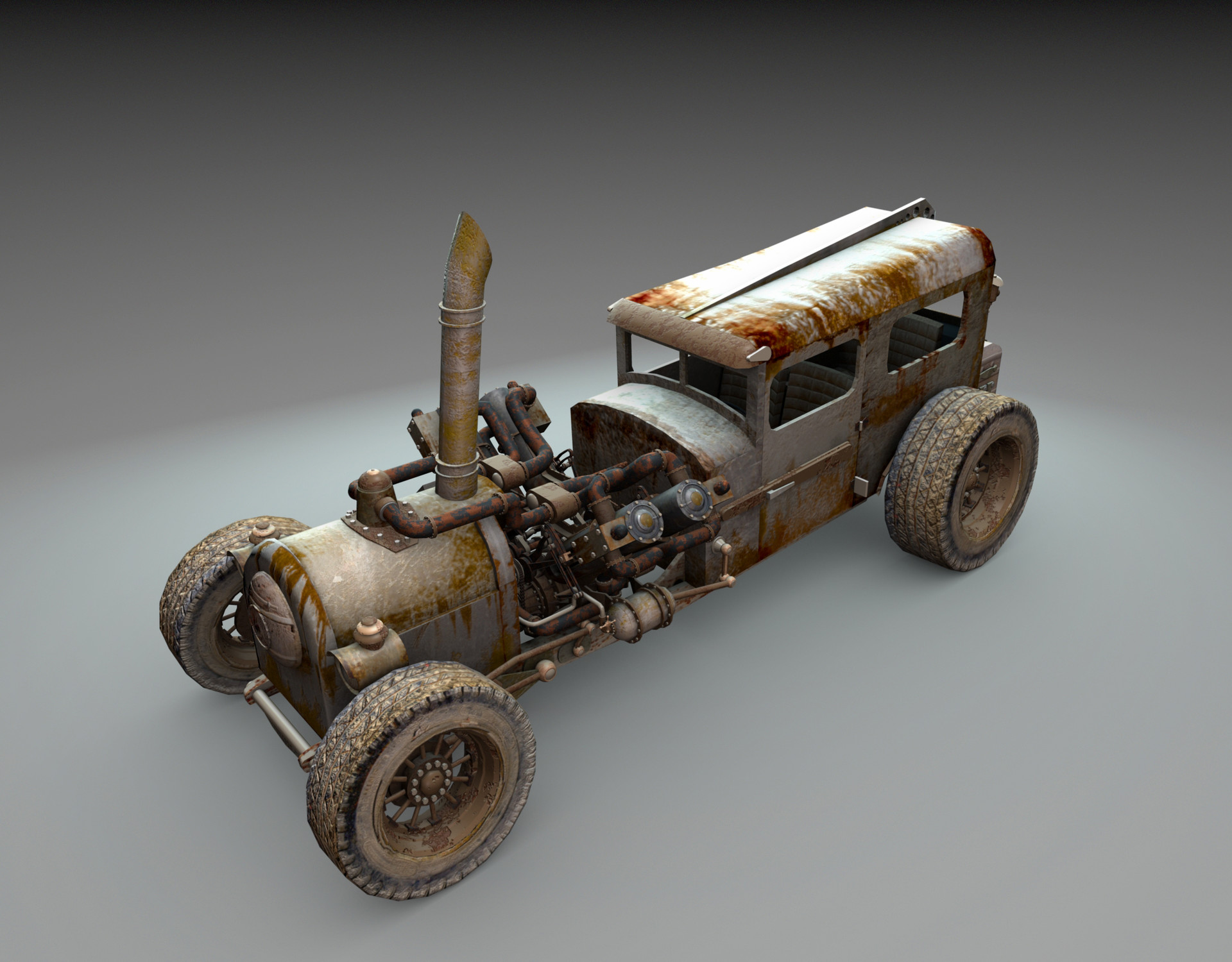 Steampunk Vehicles Models