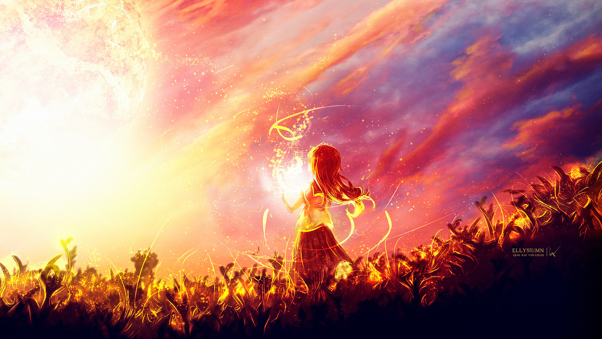 ArtStation - The sun girl