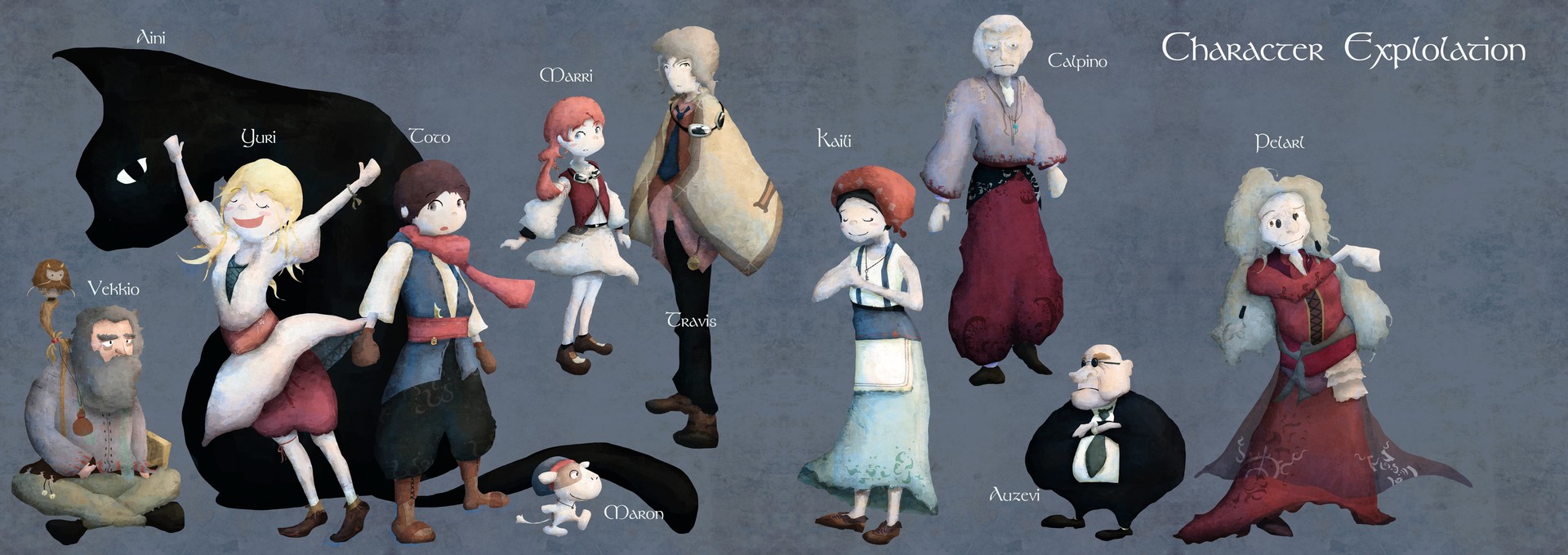 ArtStation - TOTO character design