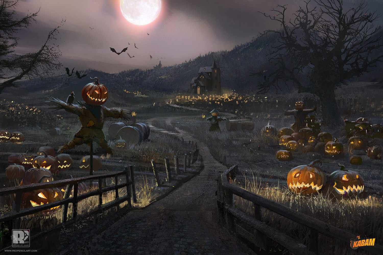 ArtStation - HalloweenSpecialScene
