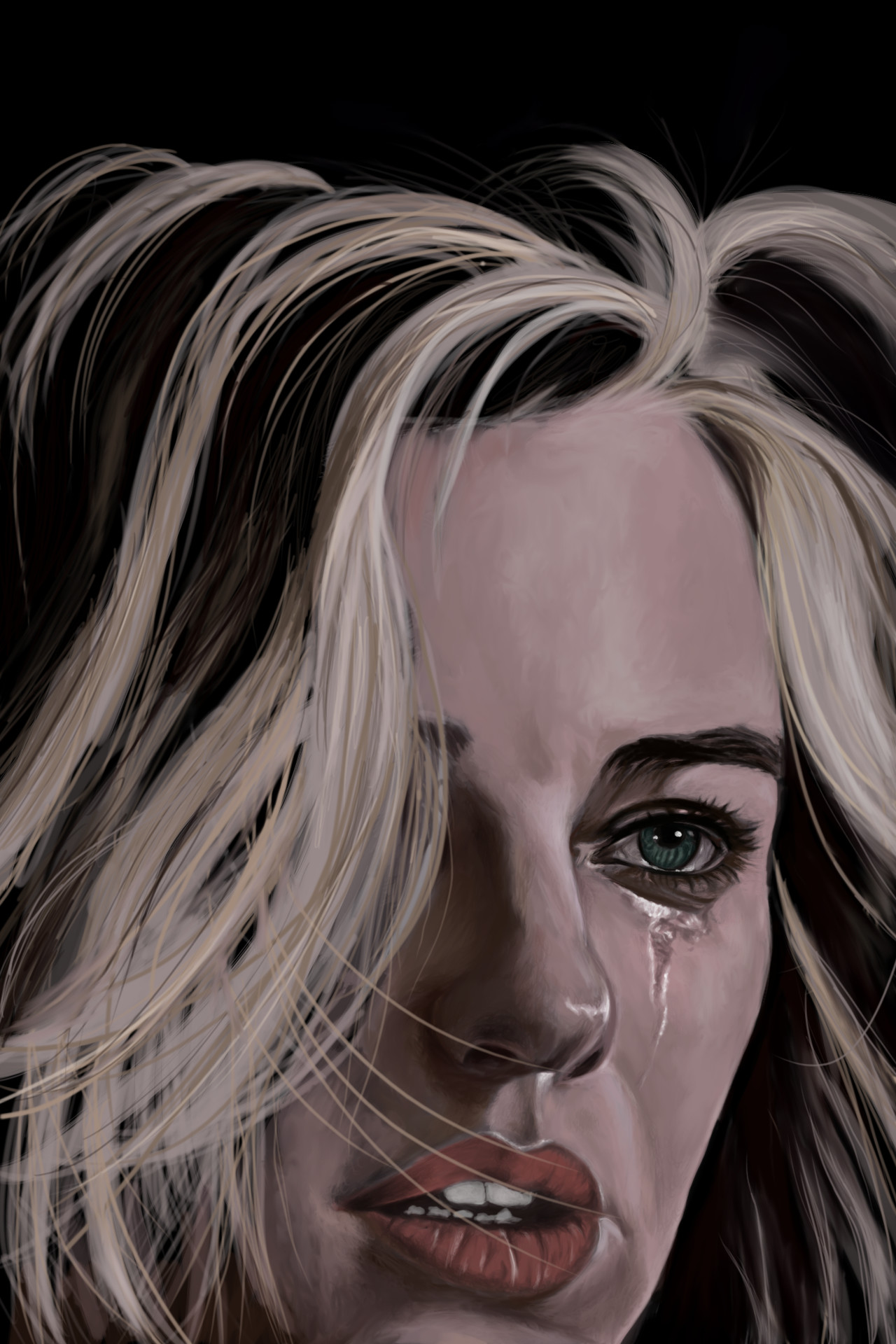 ArtStation - Naomi Watts' timelapse painting