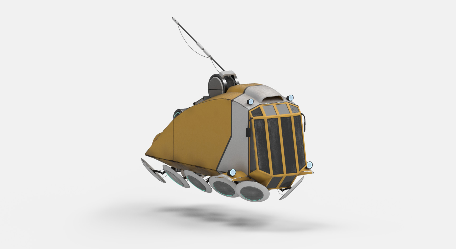 ArtStation - Levitating Utility Vehicle