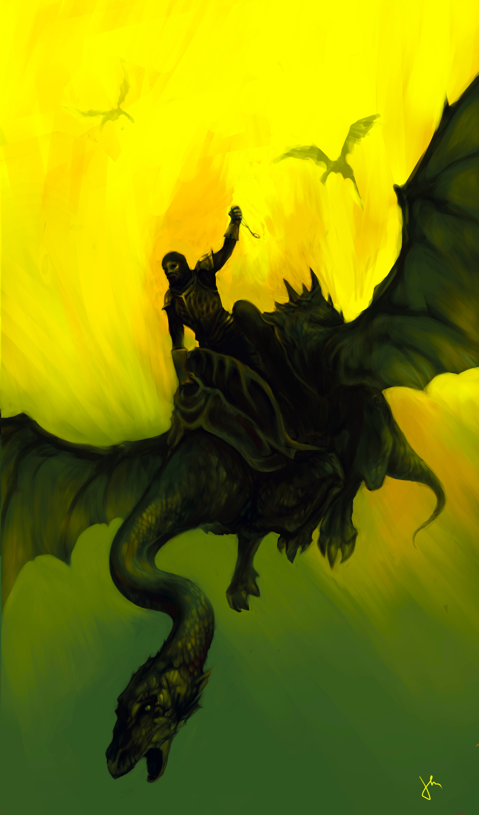 ArtStation - Dragon Raider