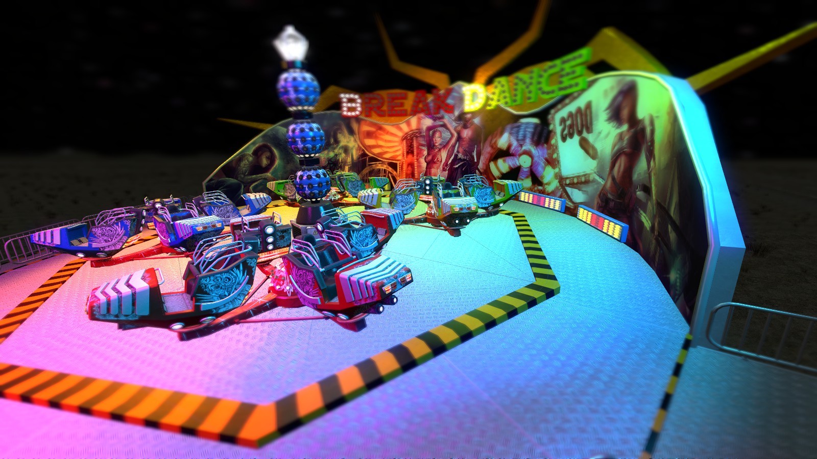 ArtStation - FairgroundRides: 2016 - BreakDance