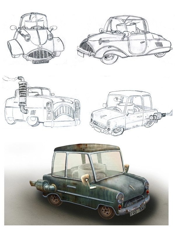 ArtStation - Advertising for Nescafé 2009 2D and 3D