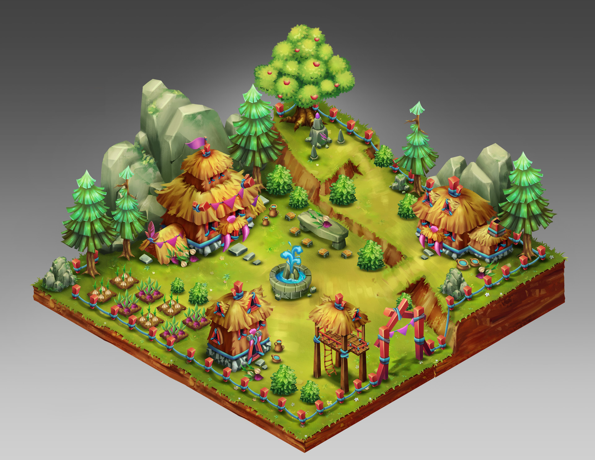 ArtStation - The Tribe project