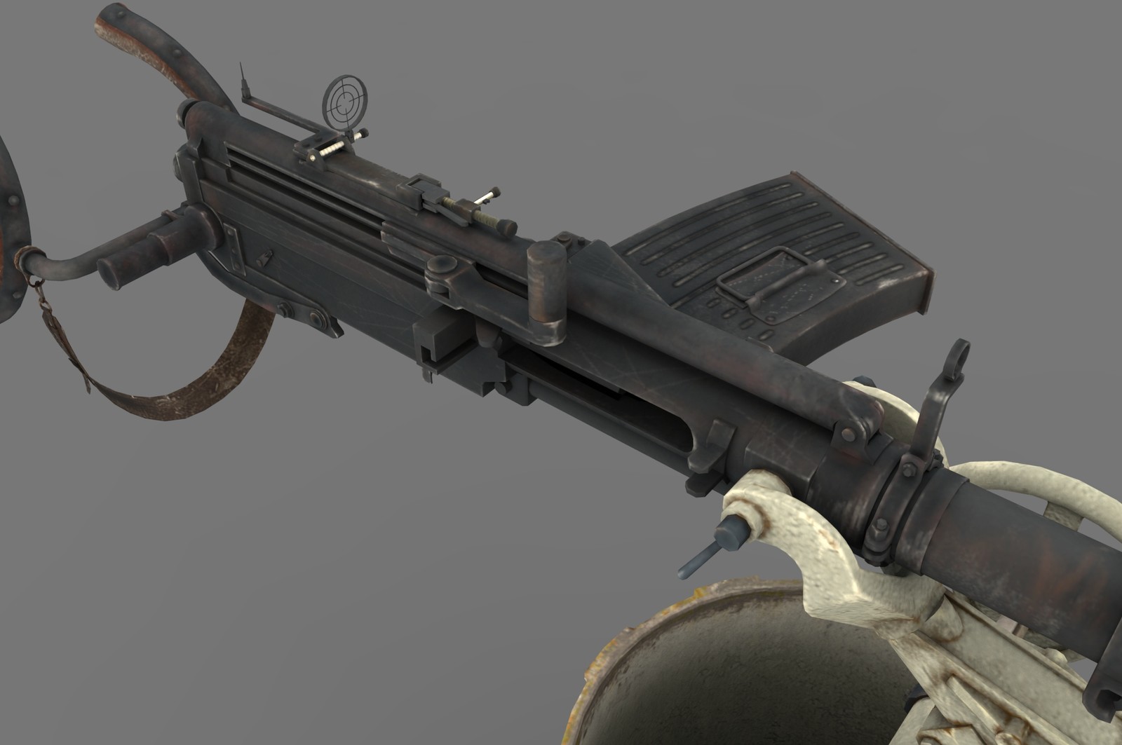 Barbu Gabriel - 20 mm Flak 30 in Sockellafette 30