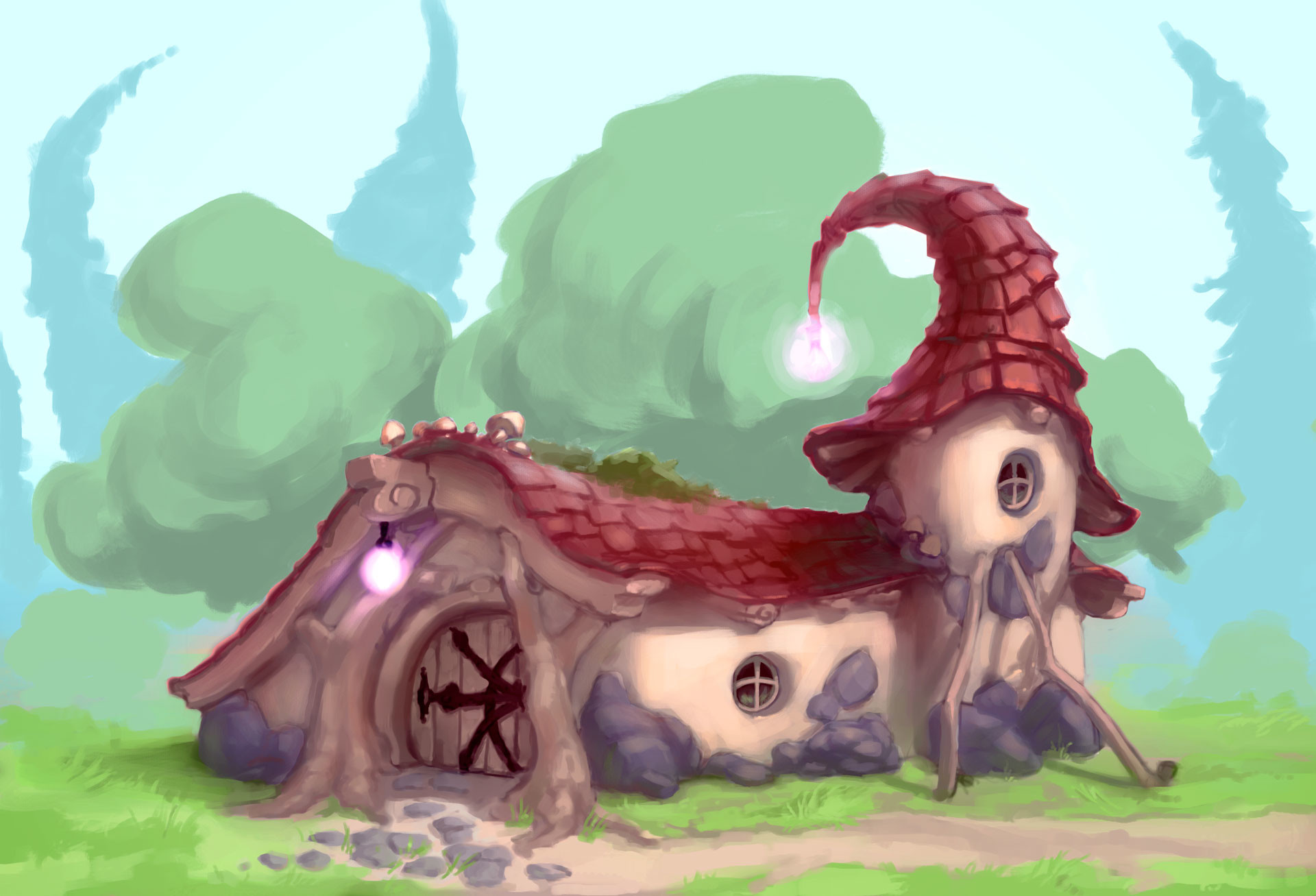 ArtStation - Witch hut