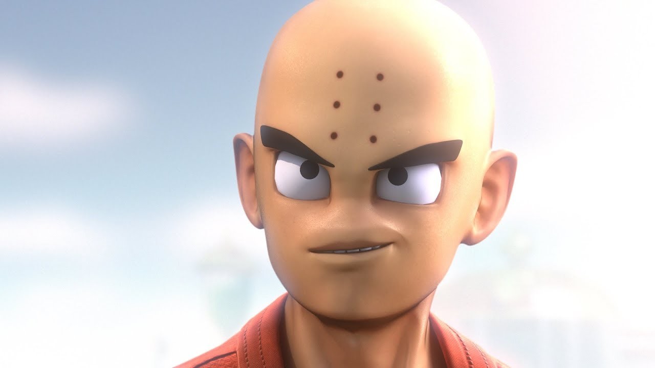 ArtStation - DbzTribute Krillin teaser