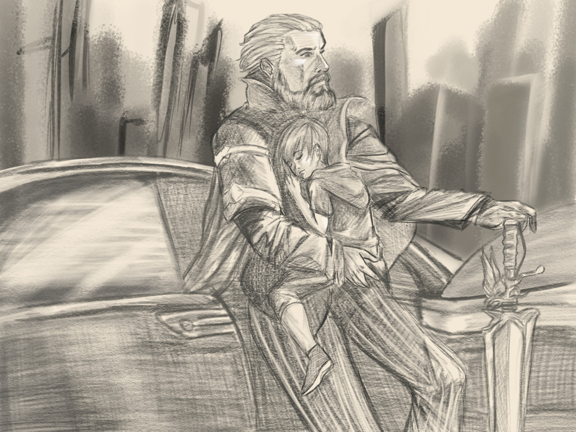 ArtStation - King Regis Lucis Caelum & Prince Noctis Lucis Caelum ...