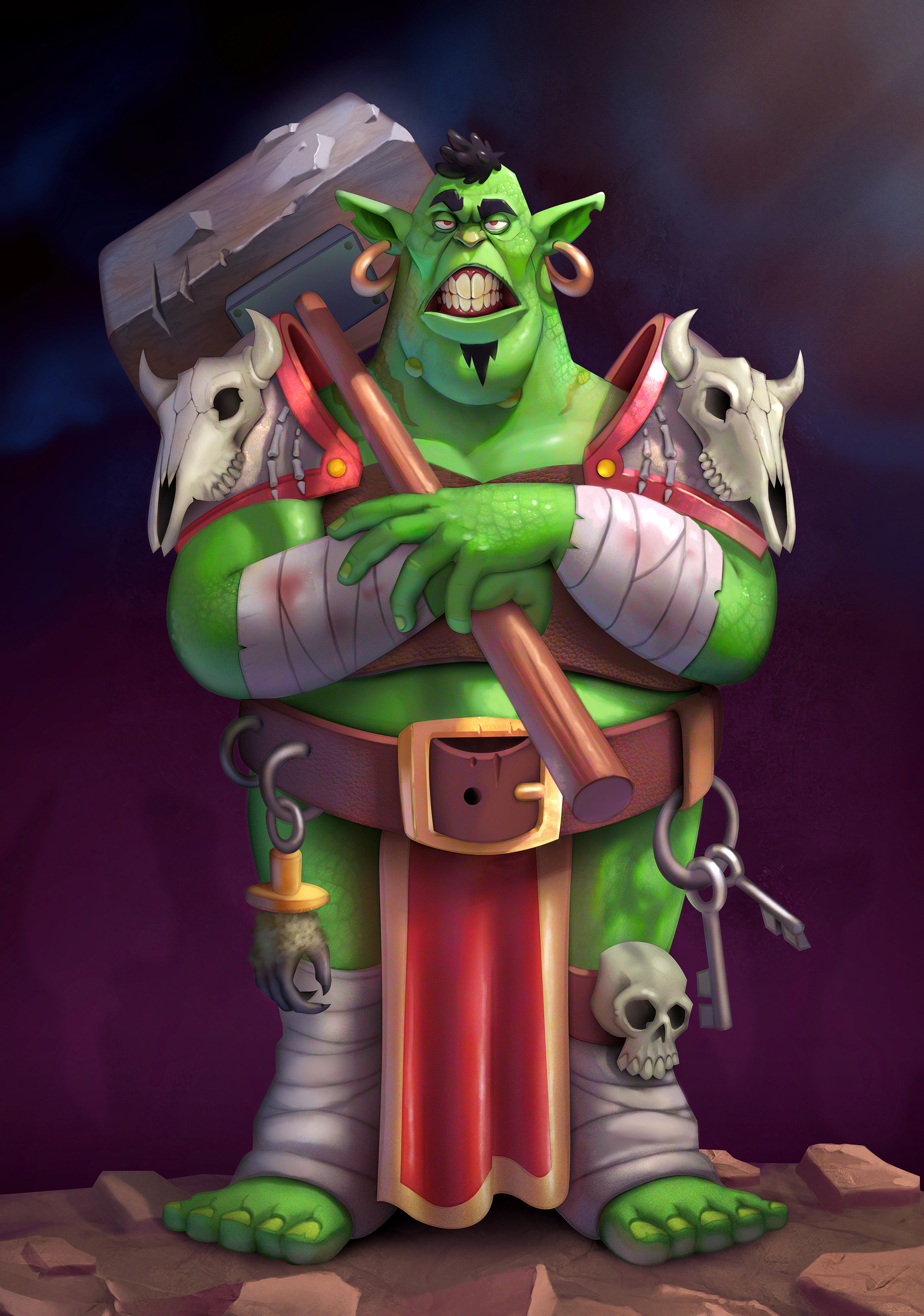 ArtStation - The Skull Hunter