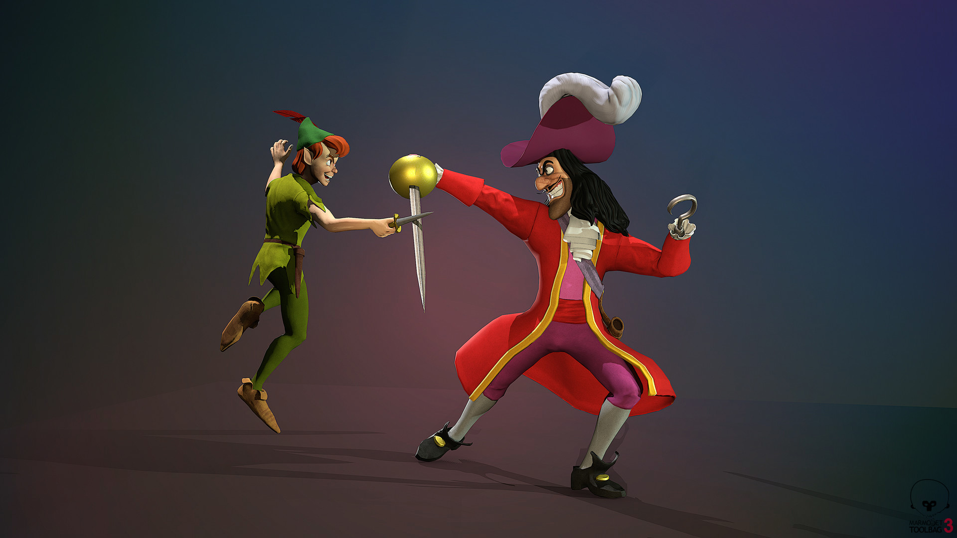 Peter Pan Hook Fight