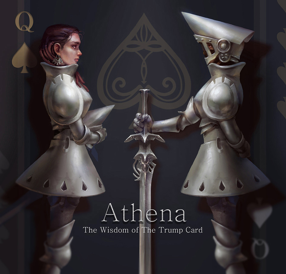 ArtStation - Athena of The Trump Card