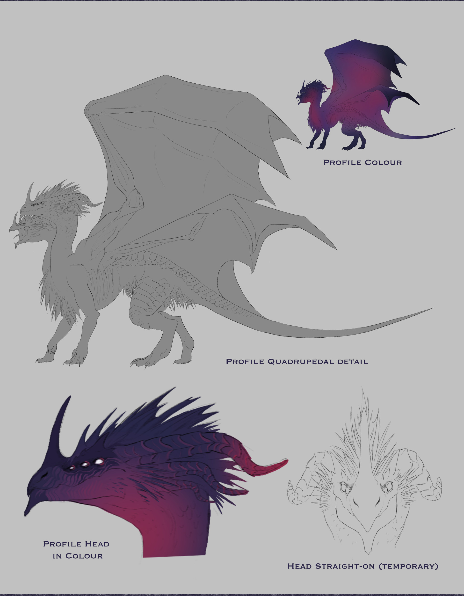 Nicole Bueckert - Monster Hunter Fan Design: Elder Dragon "Asteris"