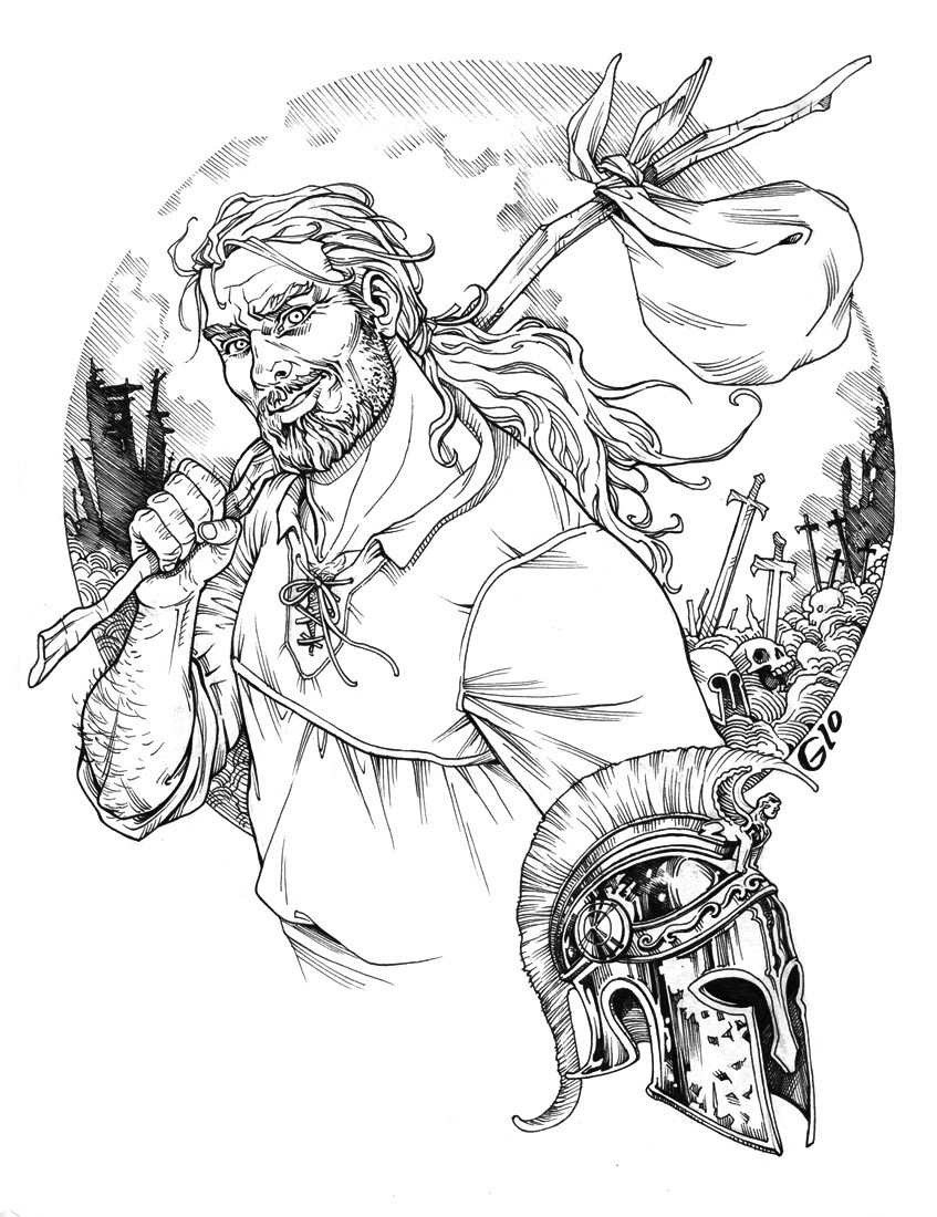 sandman coloring sheet