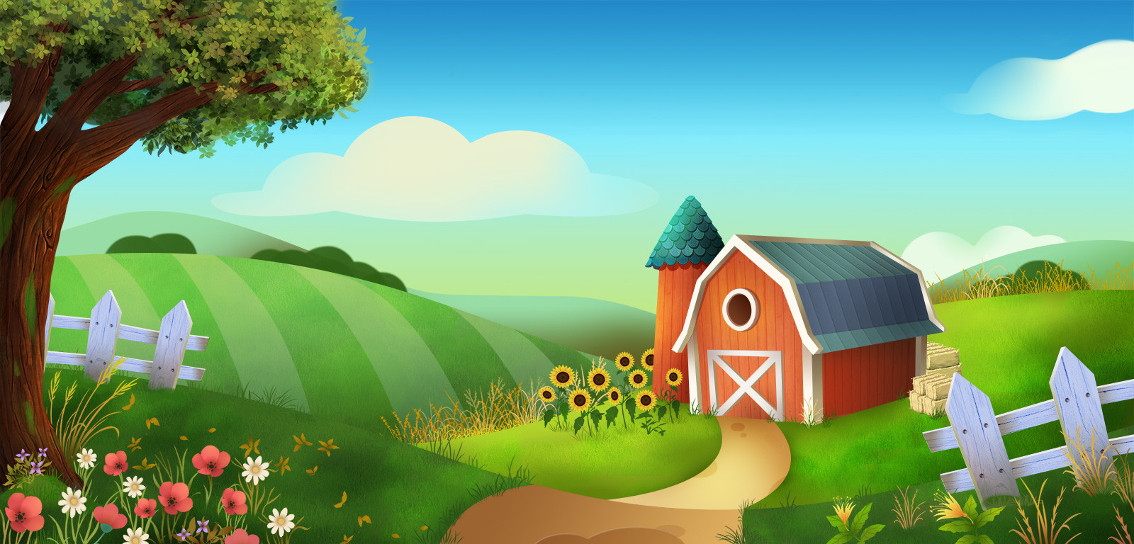 Rogue Dragon Studio - Farm Background