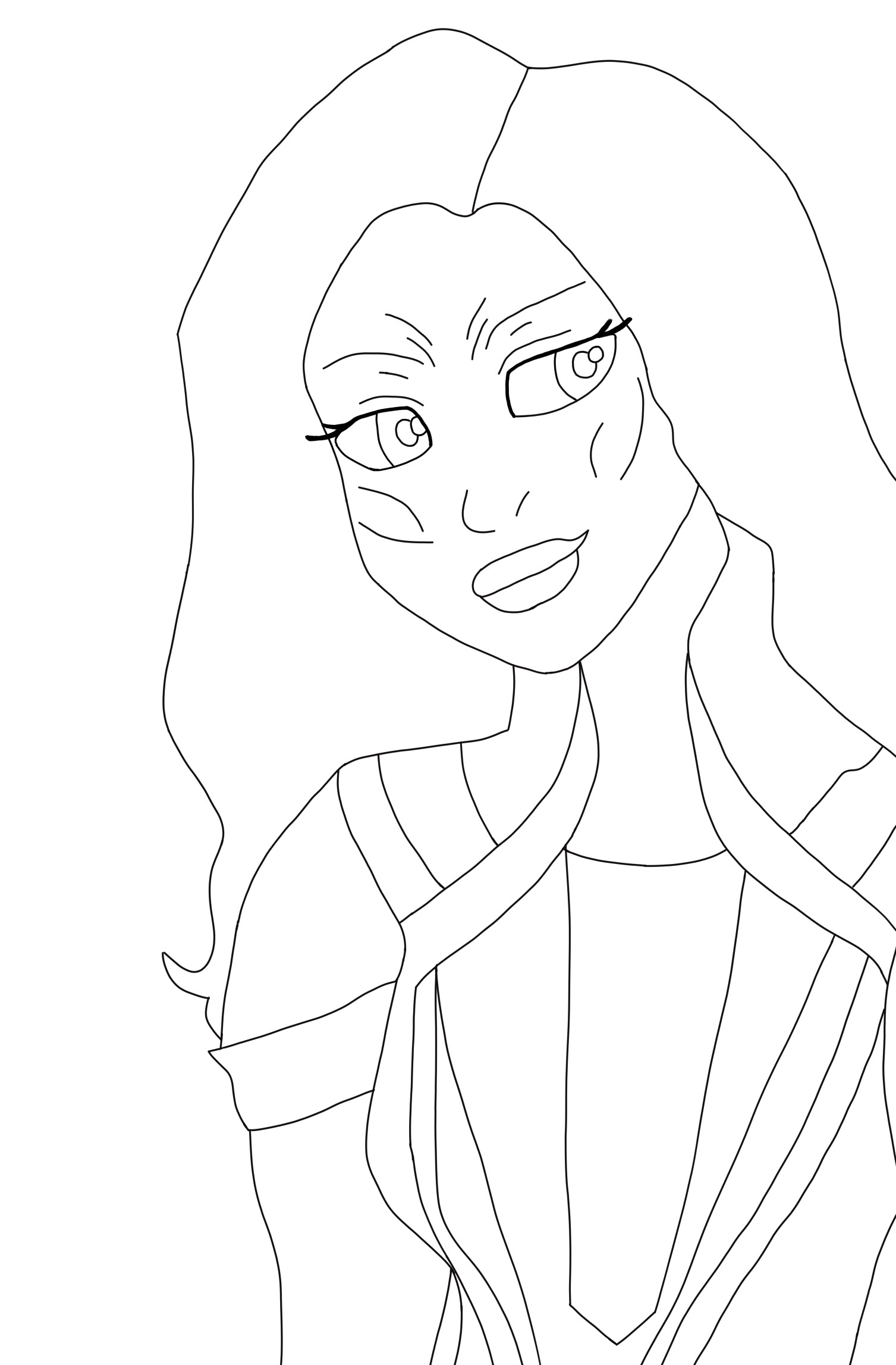 how to draw gamora from guardians of the galaxy