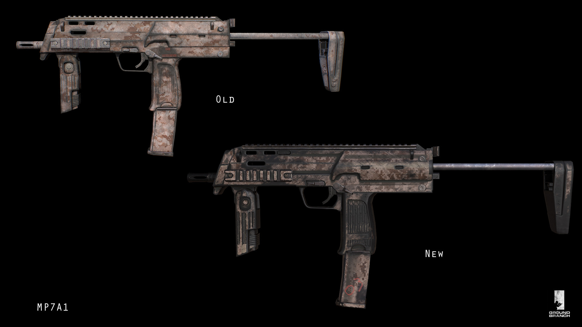 Alex Colburn - Ground Branch Weapon Texture Updates