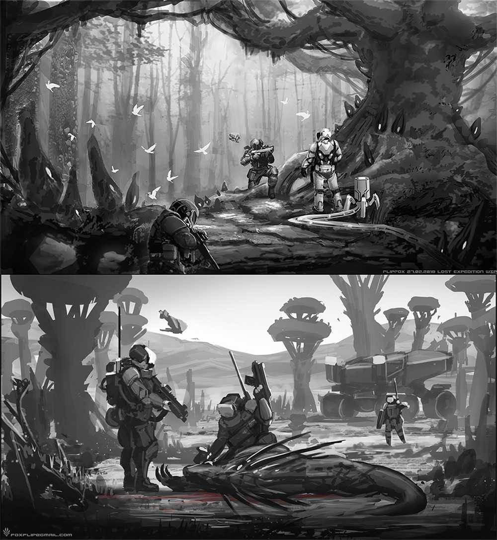 ArtStation - Environment sketches