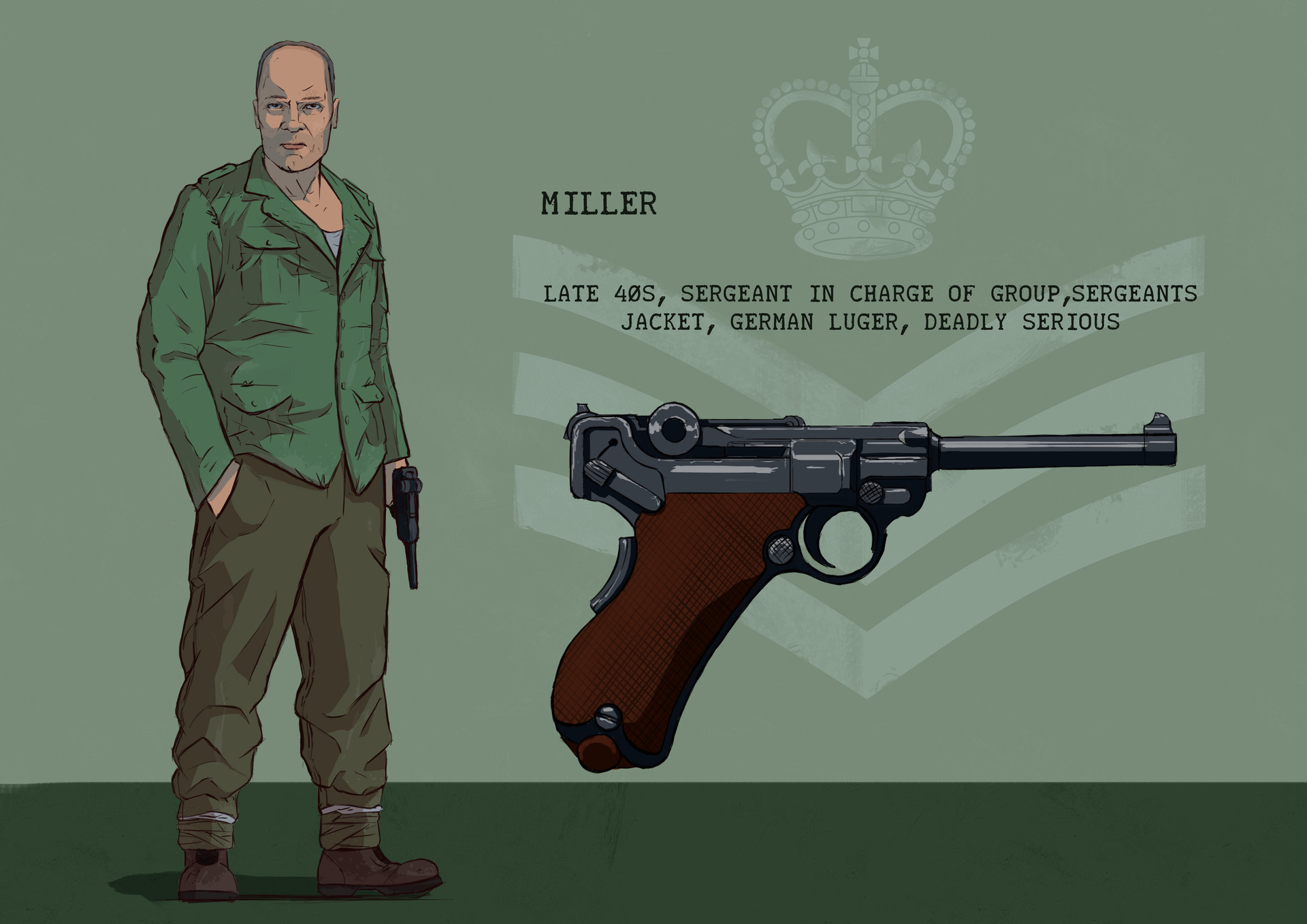 ArtStation - Sergeant Miller