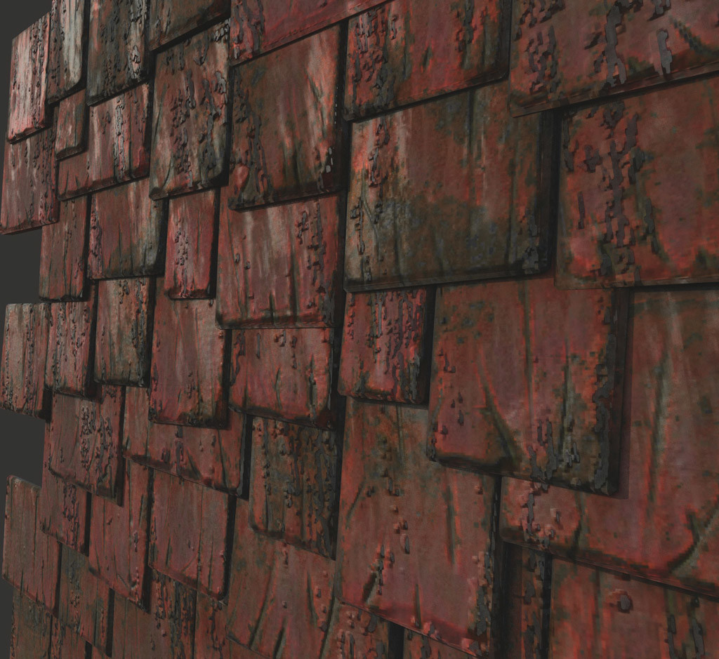 sunil mukherjee - Roof-tiles for an environment I am building in Unreal ...