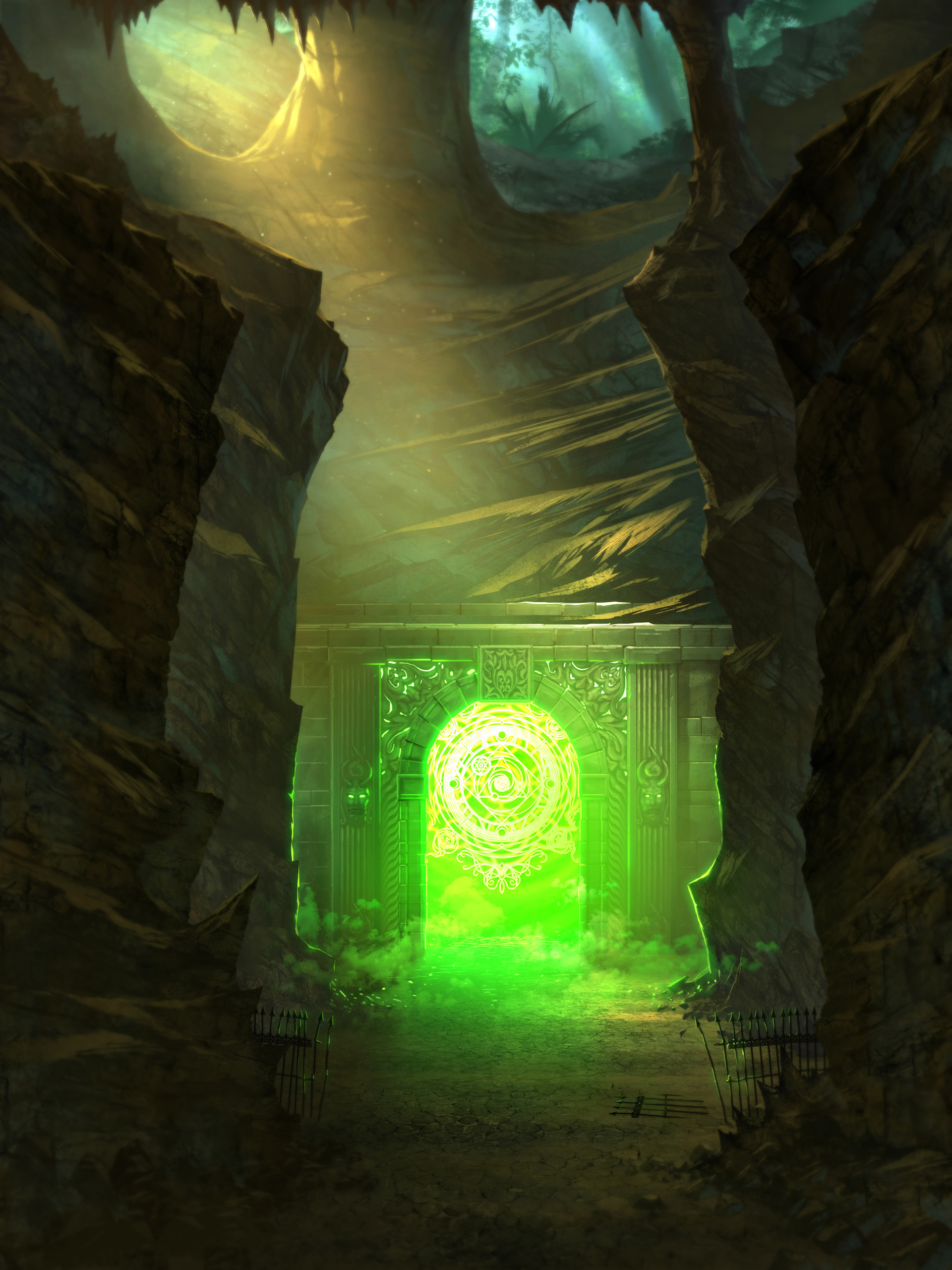 ArtStation - dungeon gate