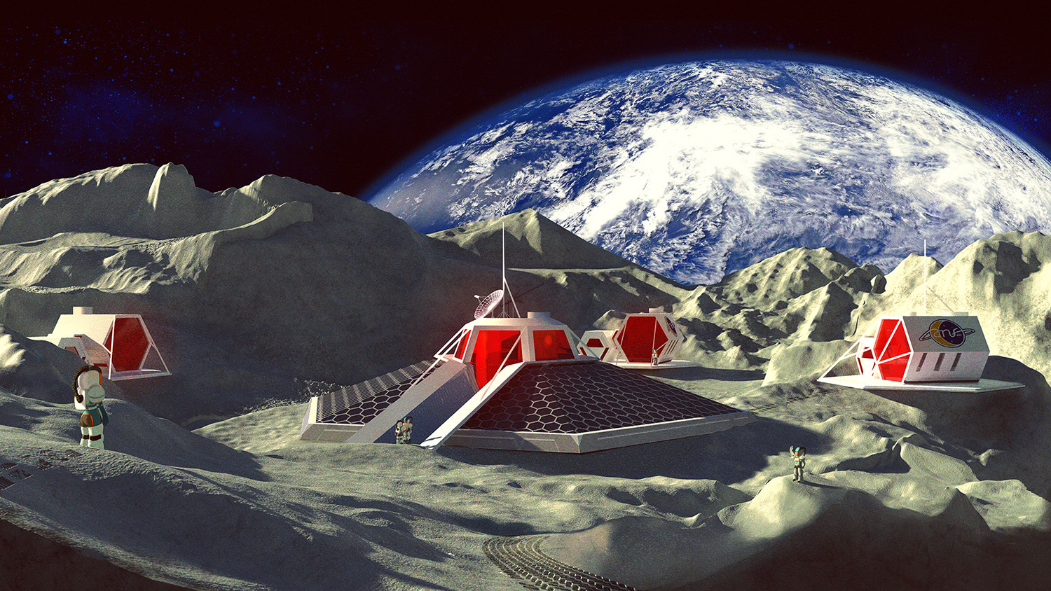 Erika C. Hoffman - New Moon, A Space Frontier: Environments