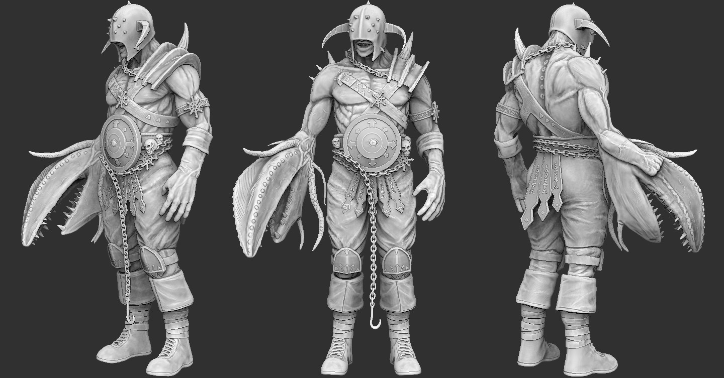 ArtStation - zbrush sculpture practice1