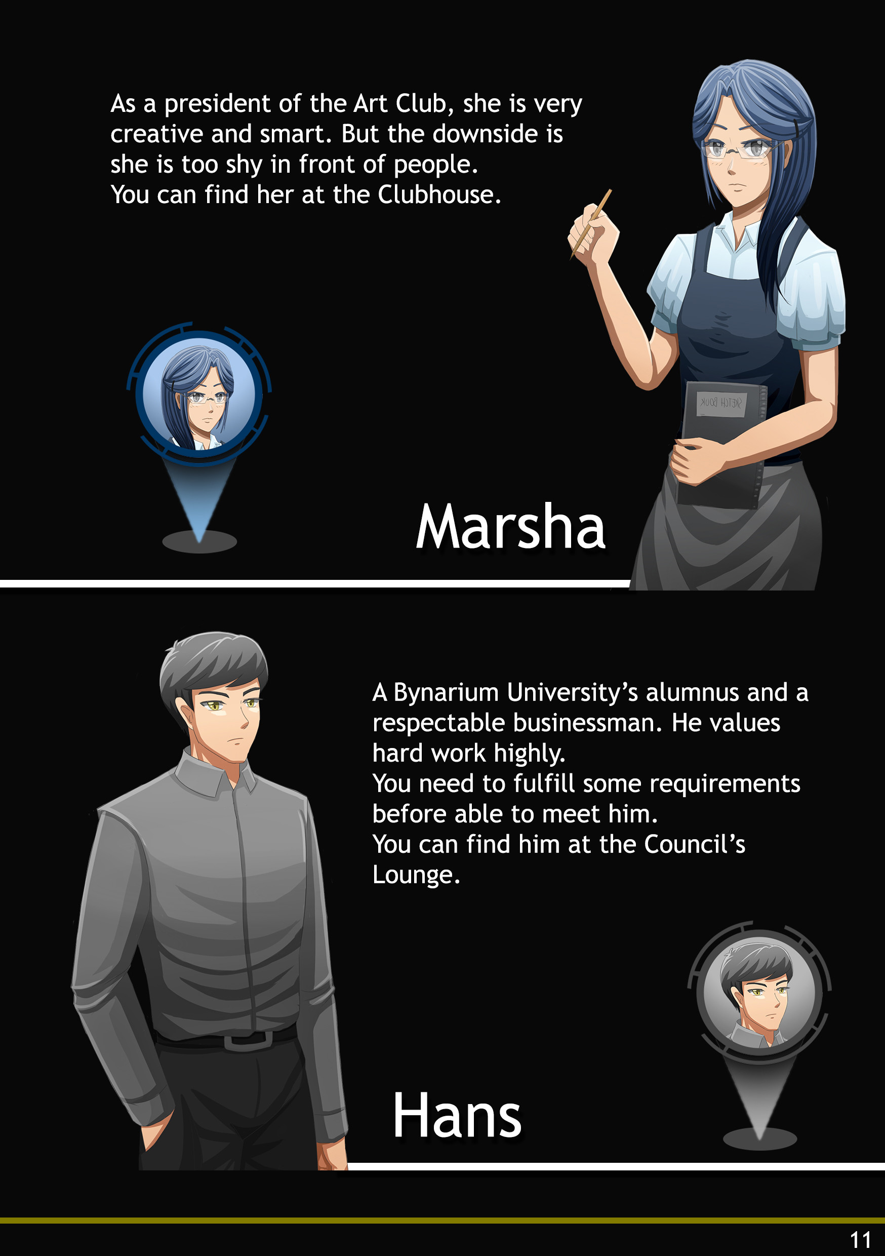 Ance.Art - College Life: Visual Novel / Simulation Game