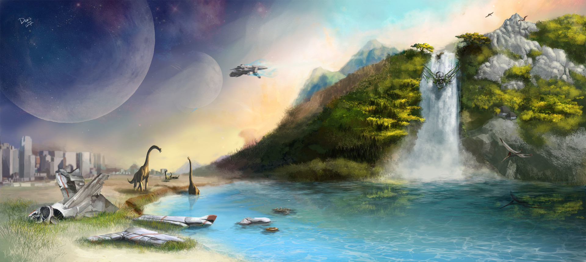 Forgotten Planet by Stasy Sav : r/ImaginaryWorlds