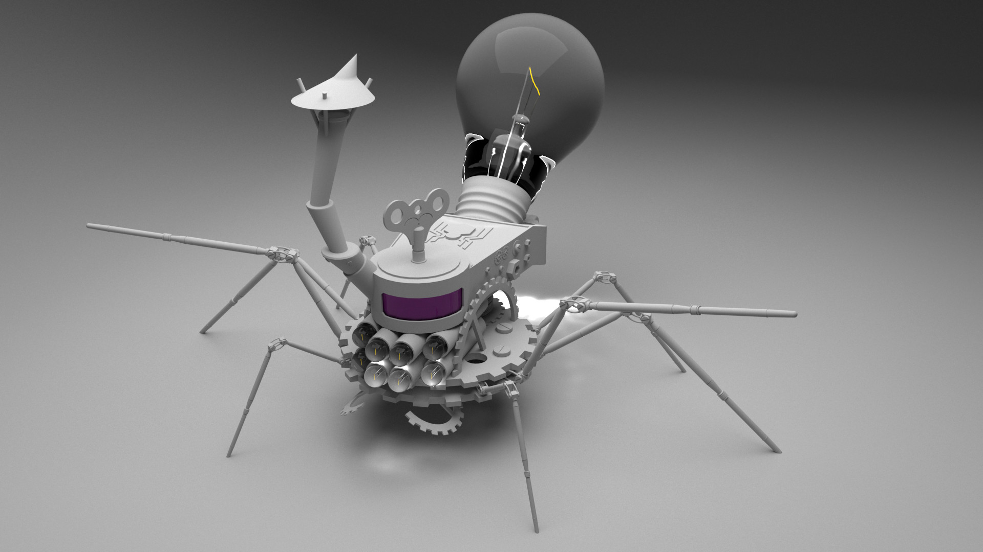 ArtStation - Steampunk Spider