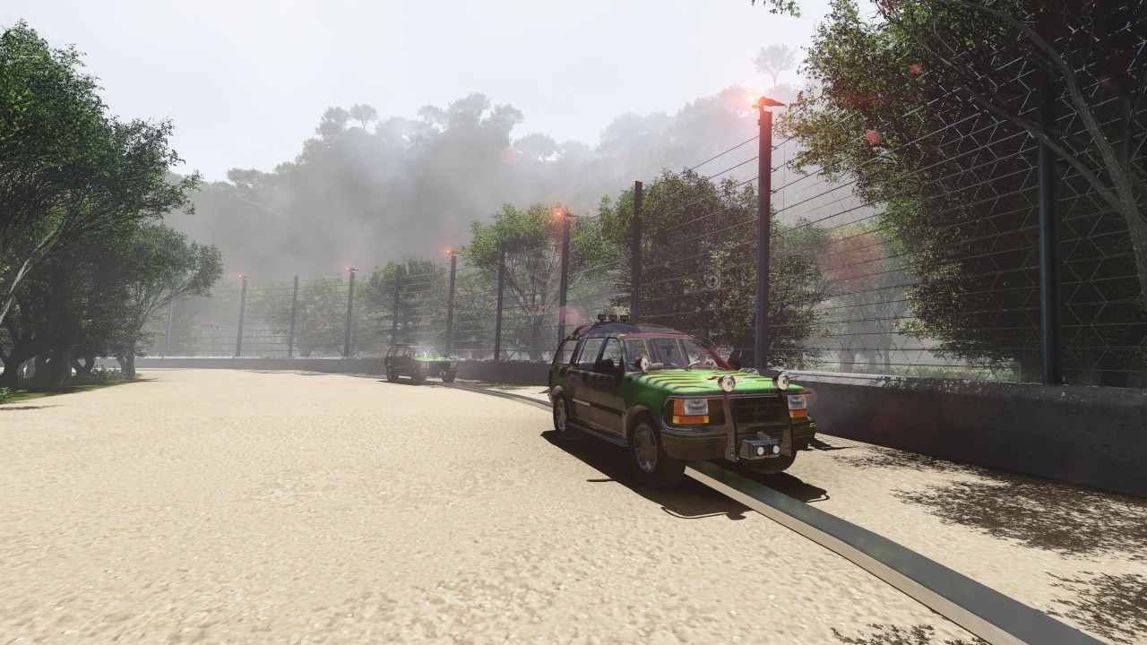 ArtStation - Jurassic Park T-Rex Paddock Test