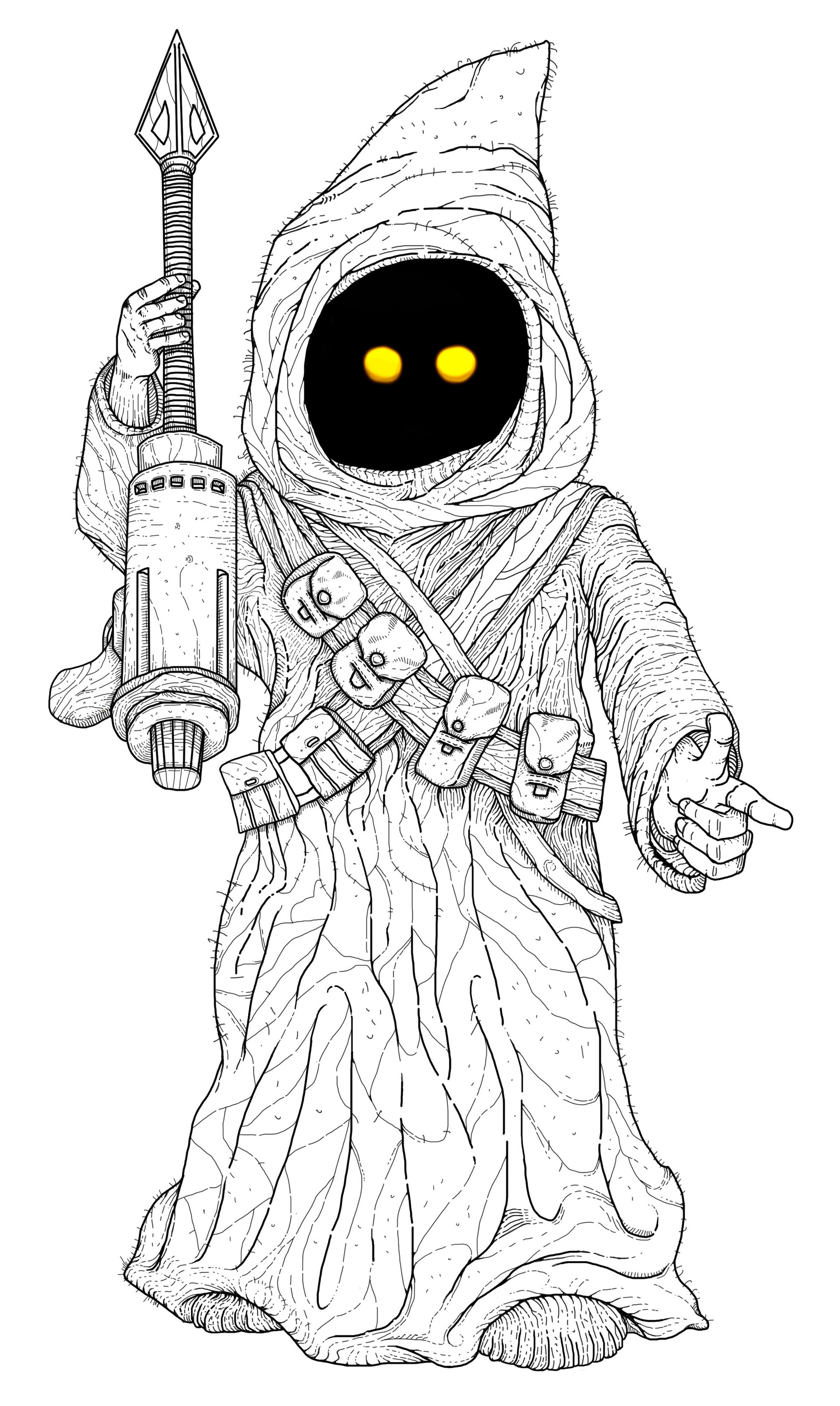 jawa coloring pages