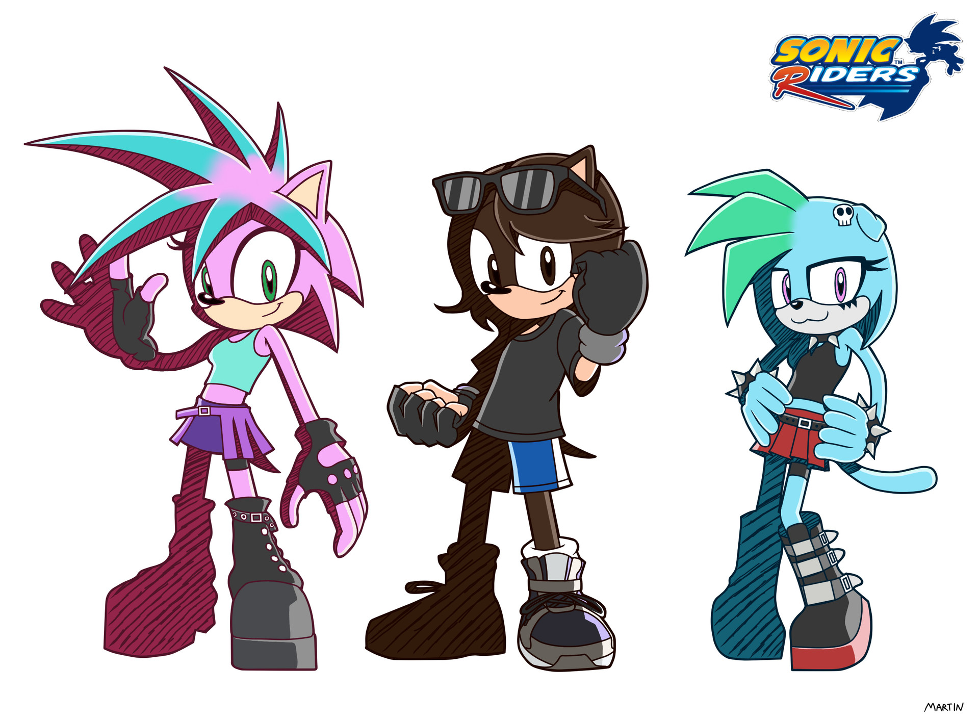 ArtStation - My OCs in Sonic Riders