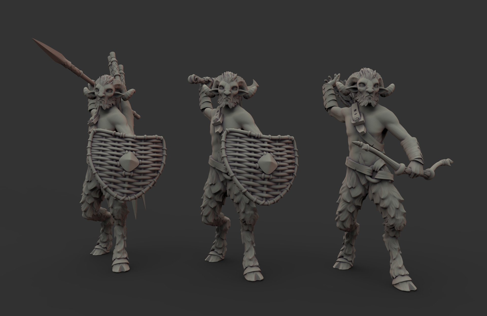 ArtStation - Faun Warrior