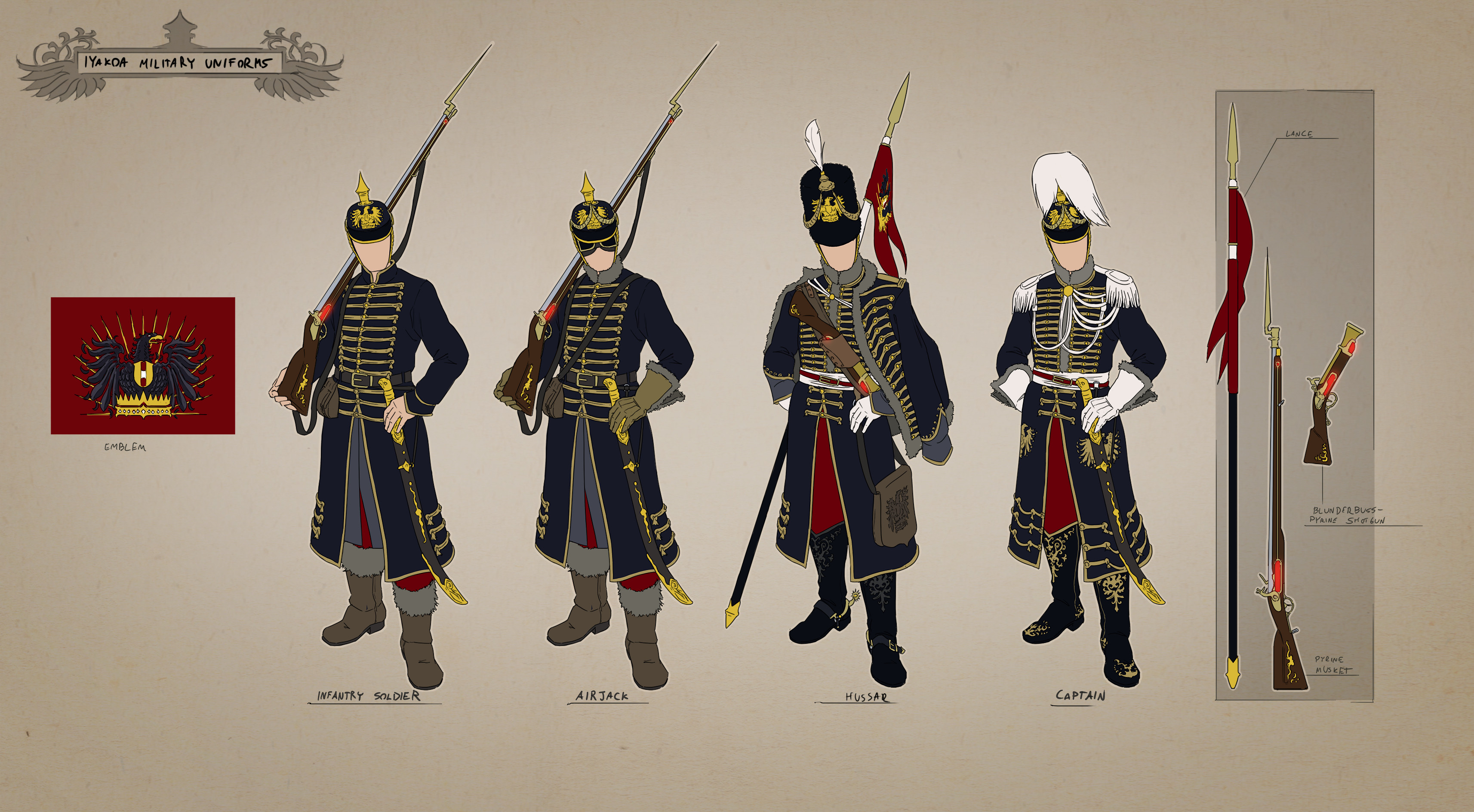 fantasy print uniform