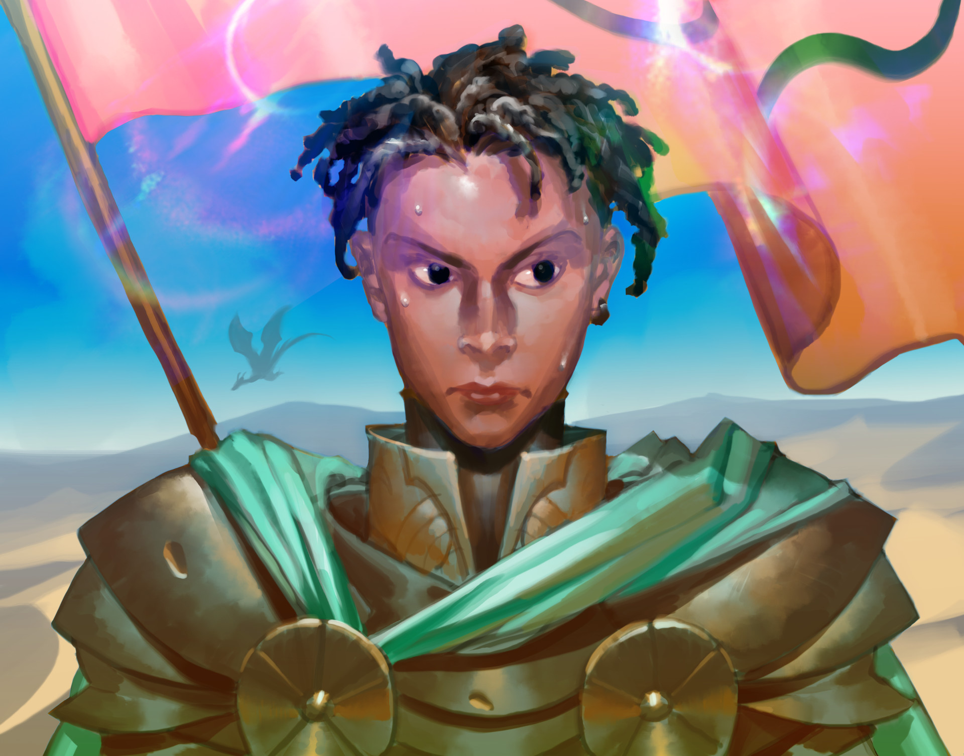 ArtStation - Inconsiderate guard point + Process shots