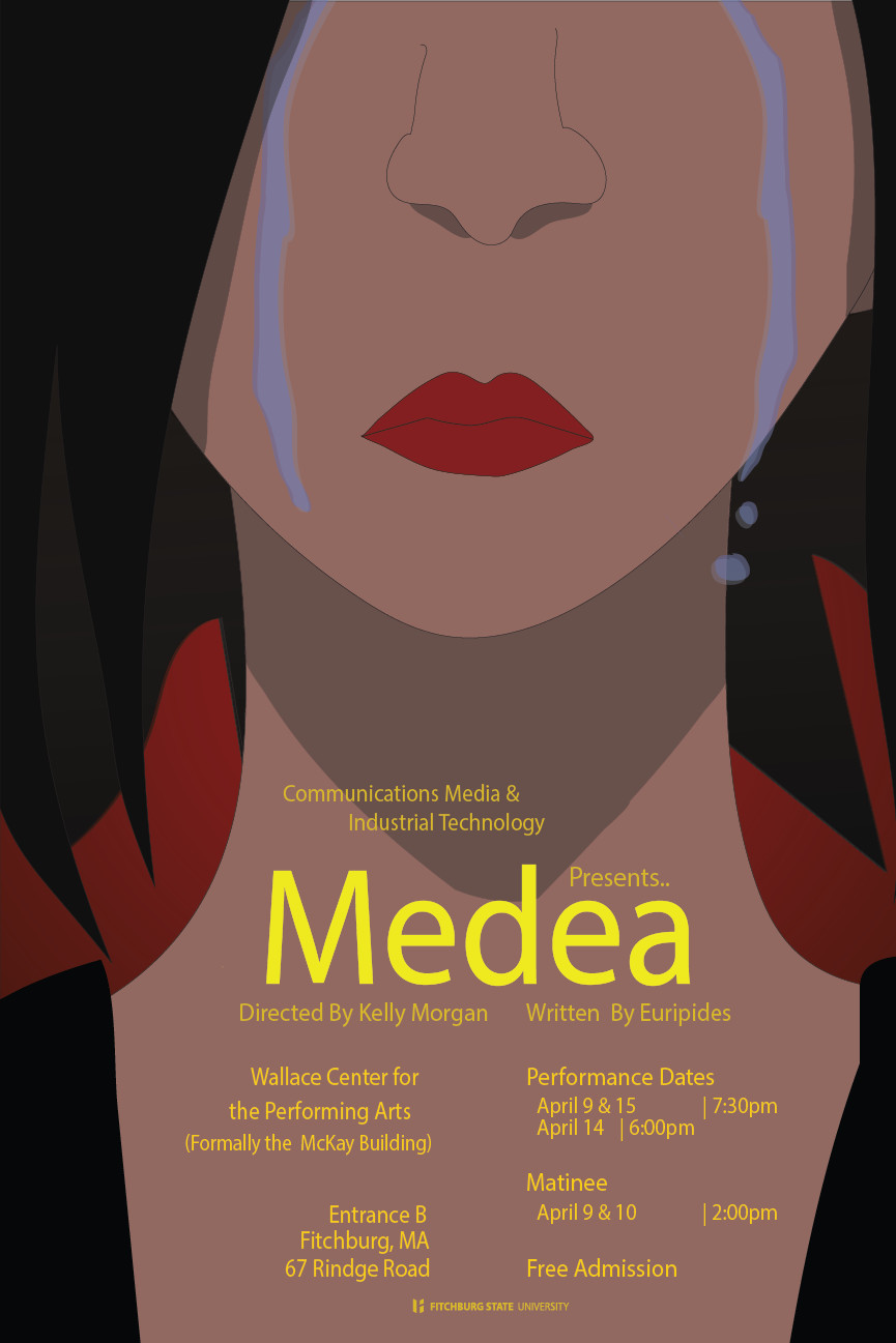 Christopher DiRaffaele - Medea Play poster Concept and application