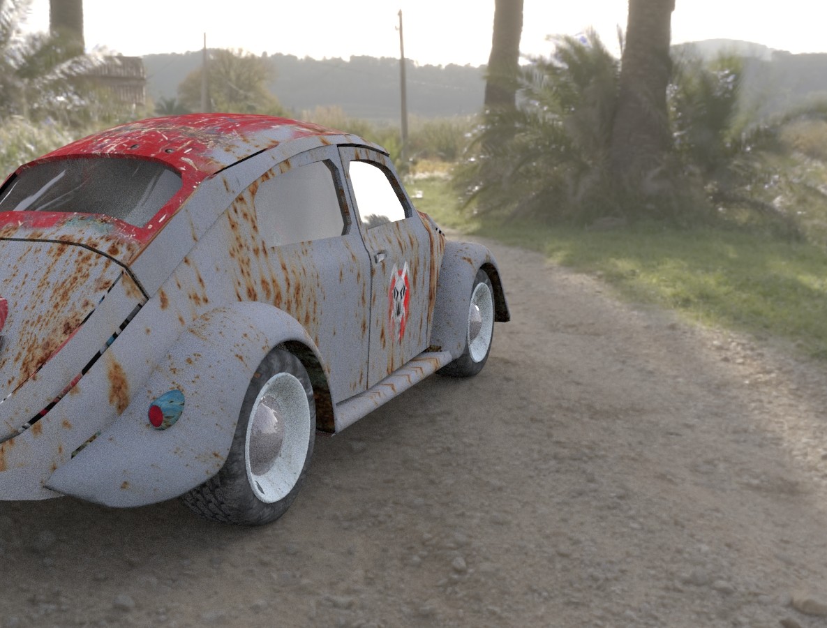 ArtStation - VW Beetle Rat Look